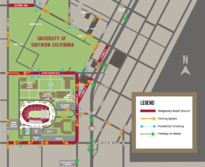 Nebraska vs USC - Los Angeles Coliseum