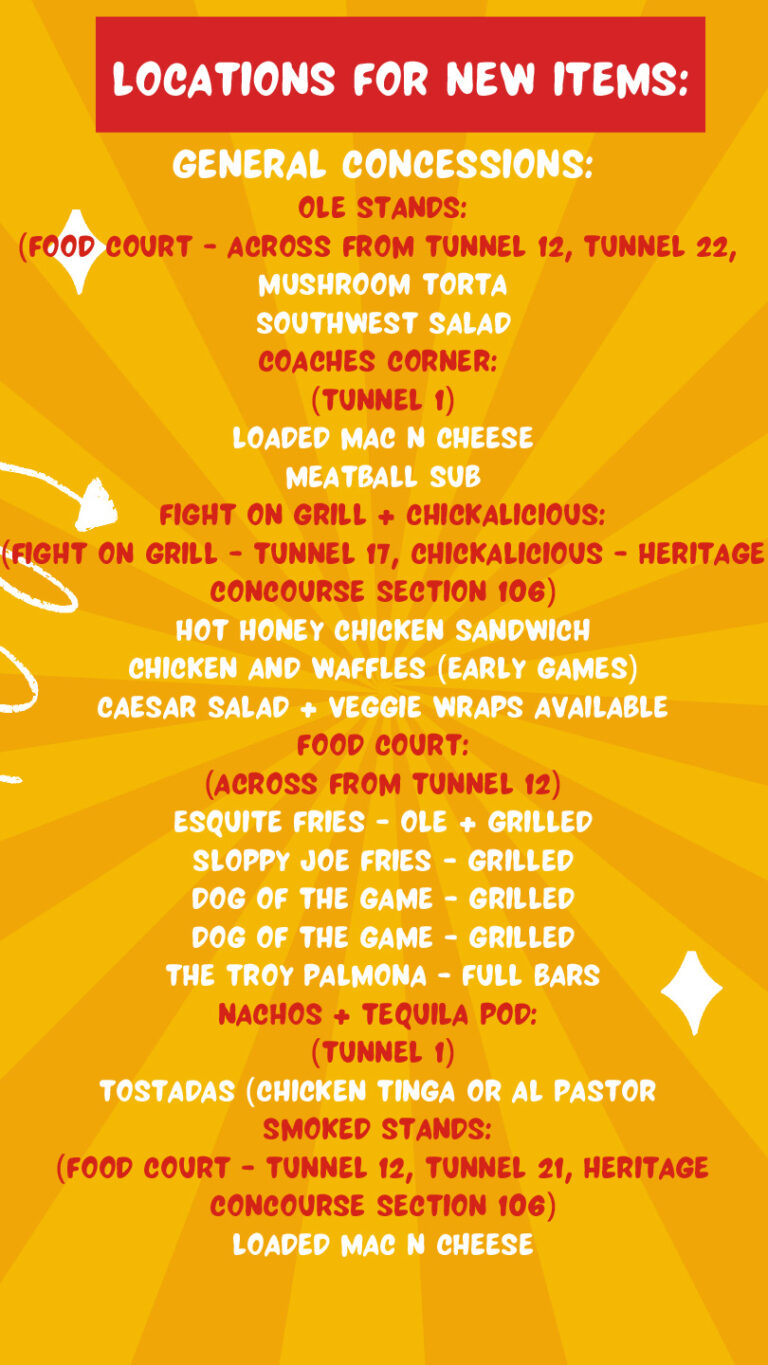 Concessions - Los Angeles Coliseum