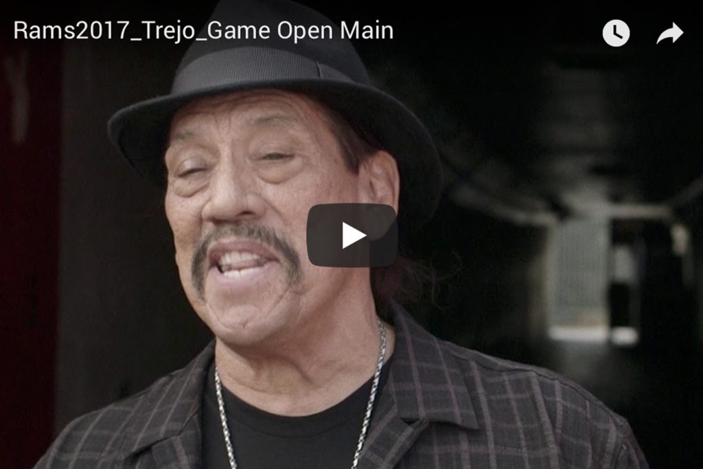 Danny Trejo at "The Greatest Stadium in the World" - Los Angeles Coliseum