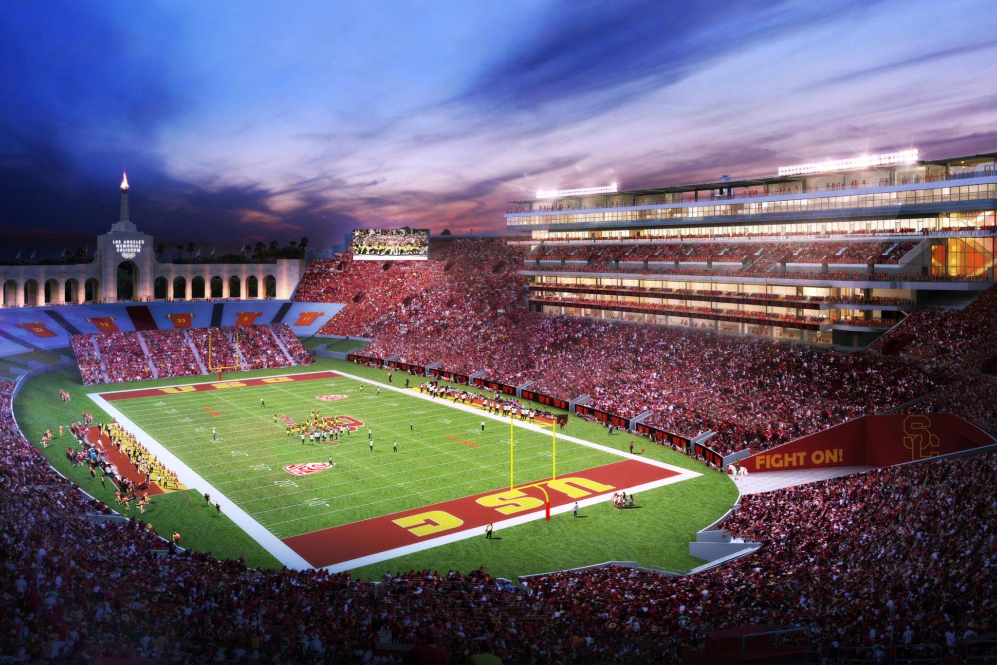 USC UNVEILS PROPOSED PRELIMINARY PLANS TO RENOVATE COLISEUM - Los ...